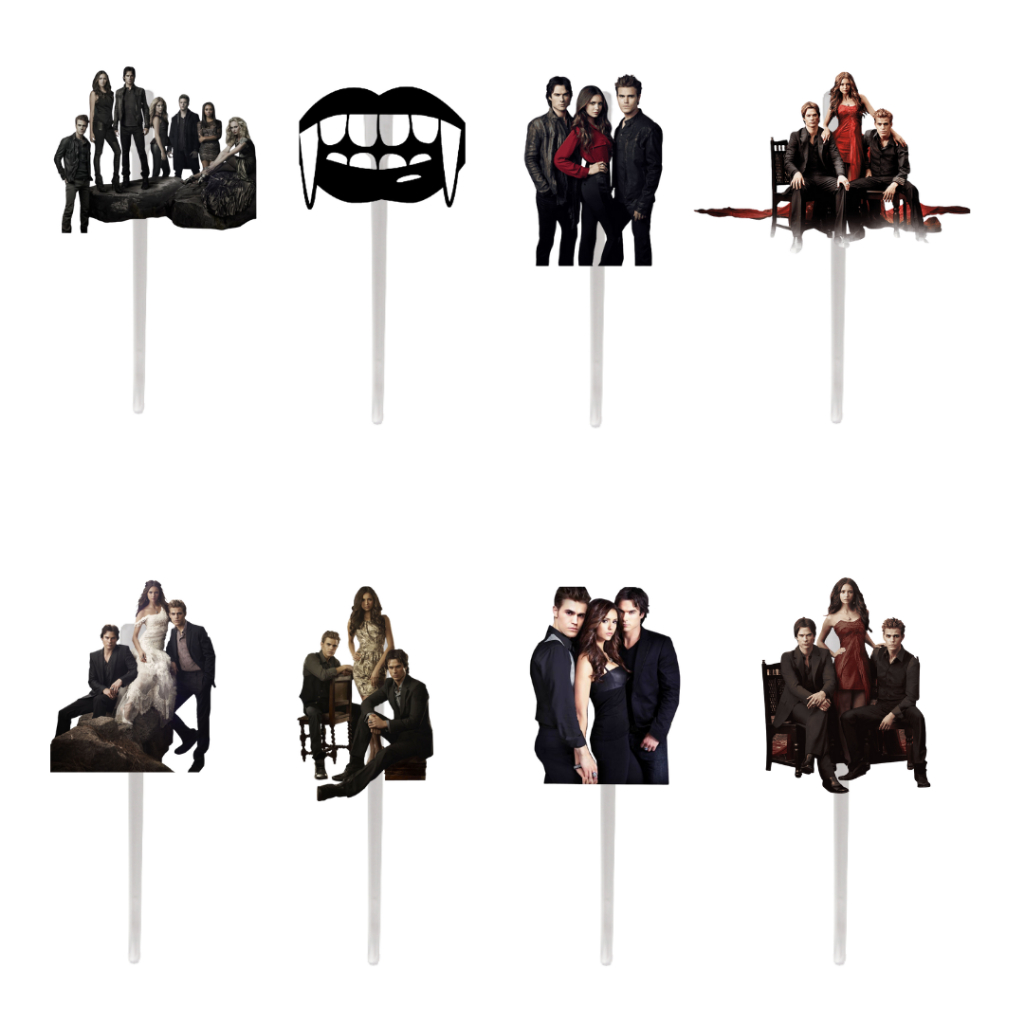 50 Toppers Vampire Diaries | Shopee Brasil