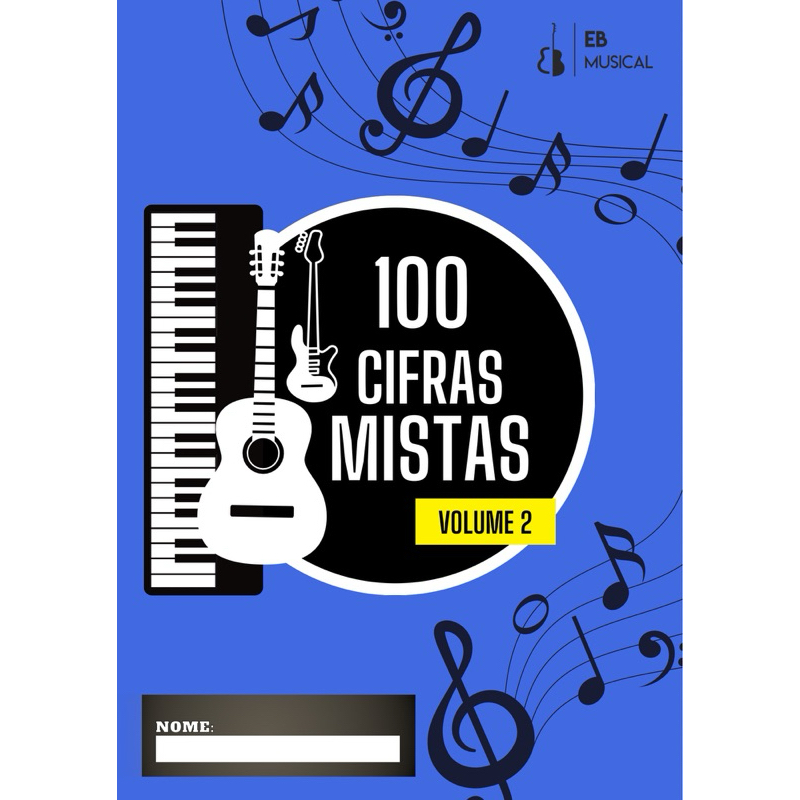 Apostila 100 Cifras Mistas Simplificadas Volume 2 | Shopee Brasil