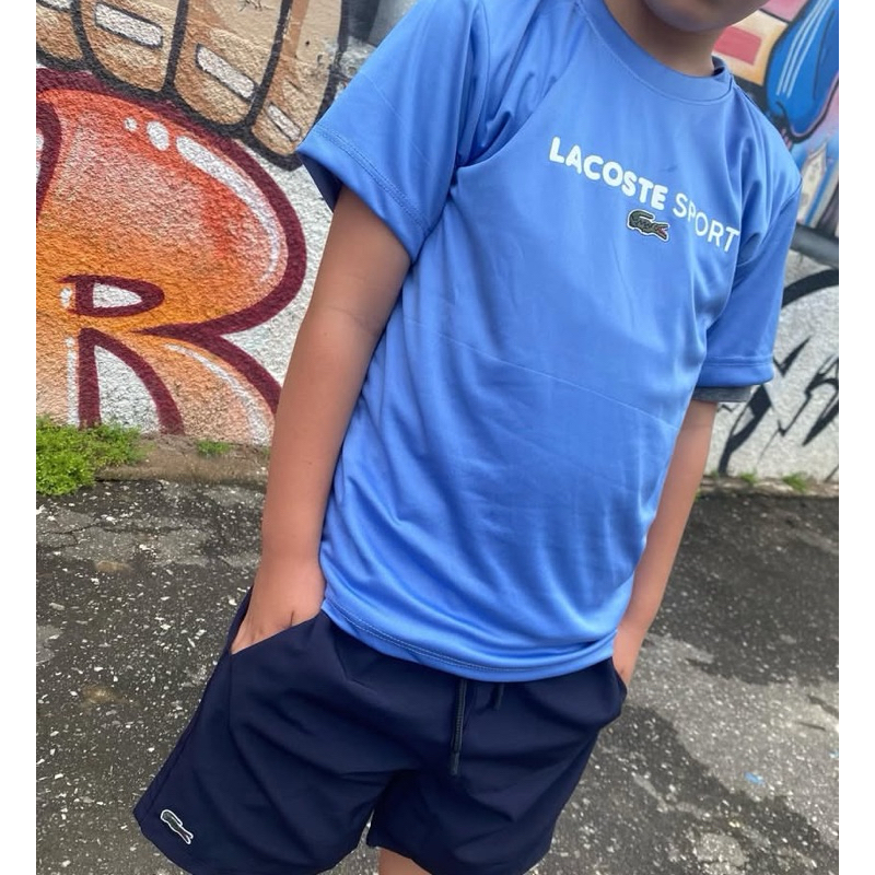 conjunto Lacoste infantil juvenil | Shopee Brasil