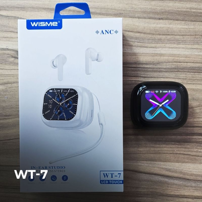 Fone Bluetooth WT-7 | ANC Cancelamento Ativo de Ruído | Case Inteligente | Som Premium ...