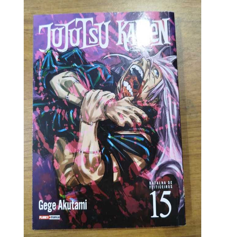 Mnagá Jujutsu Kaisen - Volume 15 - Gege Akutami | Shopee Brasil