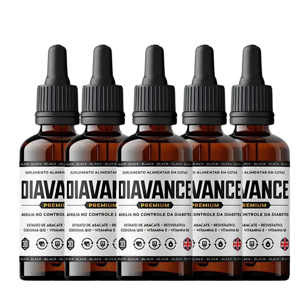 5 Frascos Diavance - Seu Aliado no Controle da Glicose | Shopee Brasil