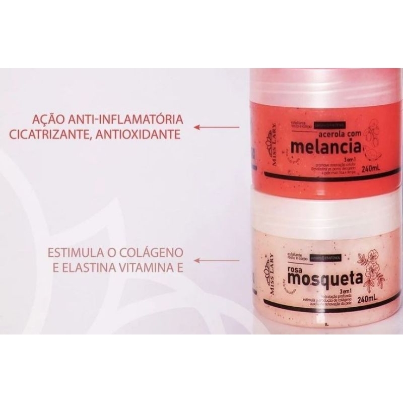 Esfoliante Rosto e Corpo - Miss Lary | Shopee Brasil