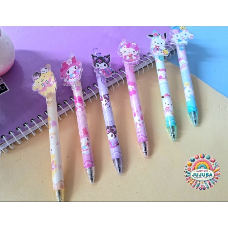lapis infinito Turma da hello kitty papelaria fofa | Shopee Brasil