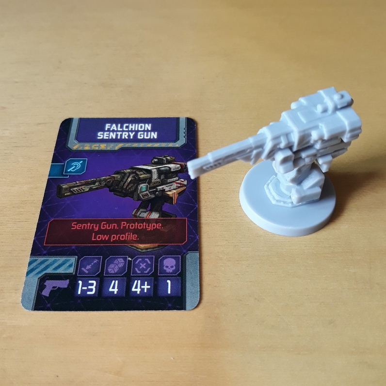 Arma Sentinela Bracamarte (Falchion Sentry Gun) - Zombicide Invader ...