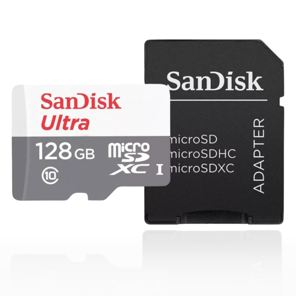Cartão de Memória Ultra SD Micro Sandisk 128gb com Adaptador 32gb 64gb 128gb 256gb - Escorrega o ...