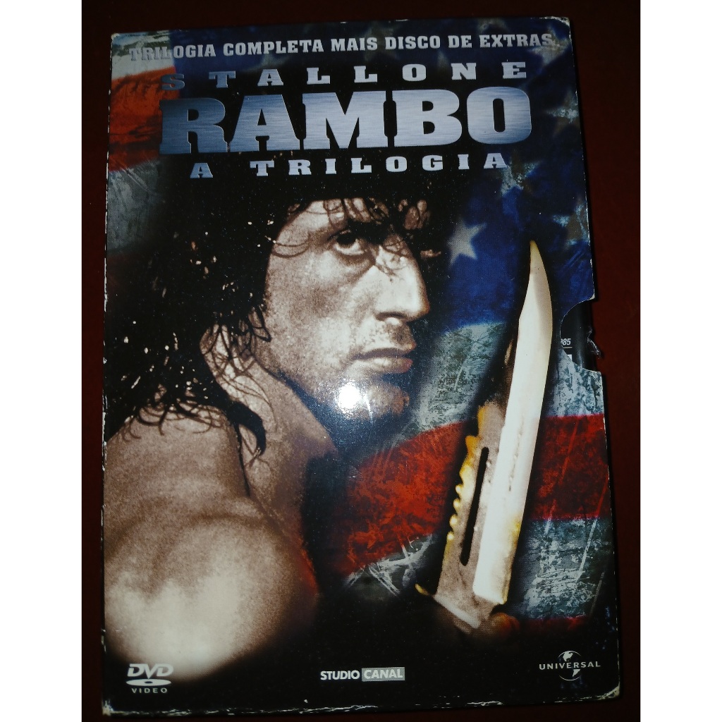Dvd Box Original "Rambo - A Trilogia" (3 Dvds - Não Possui o Disco de ...