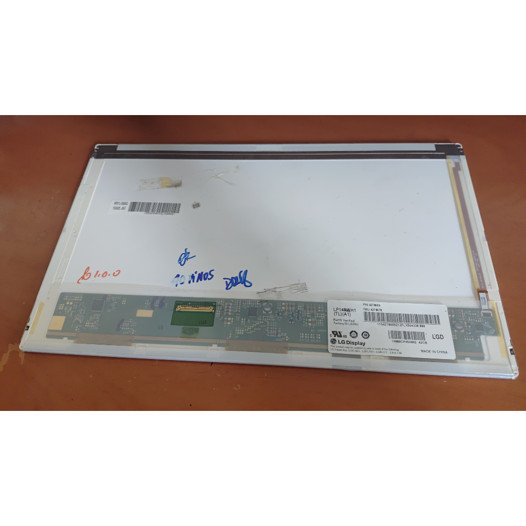 TELA NOTEBOOK 14 POLEGADAS 40 PINOS LP140WH1 TL A1 | Shopee Brasil