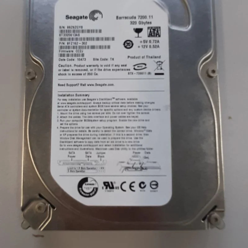 HD 320g Seagate Barracuda com windows 10 ou 11 + pacote office!! Funcionando perfeitamente ...