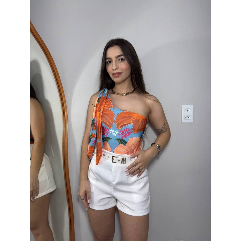 Body Bory feminino moda feminina estampa estilo farm | Shopee Brasil