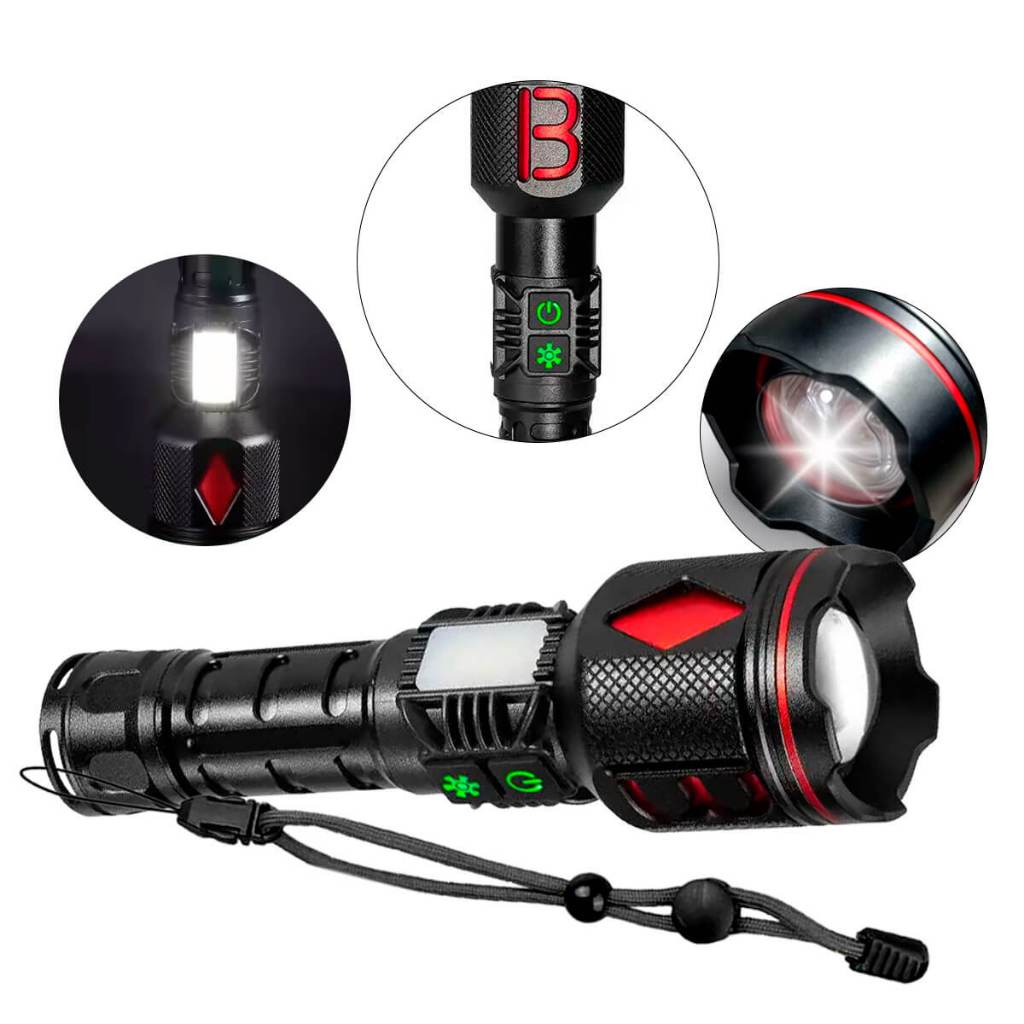 Lanterna Tática Militar LED P90 | Shopee Brasil