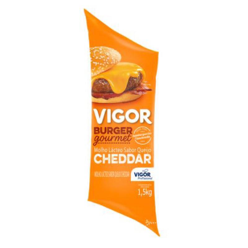 Creme de Cheddar Vigor 1,5 quilos Molho de cheddar | Shopee Brasil