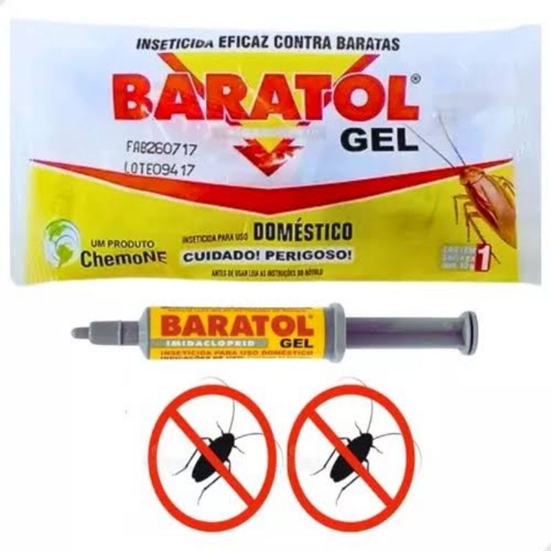 KIT 6 BARATOL — MATA BARATAS DE FRANCESINHAS E DE ESGOTO | Shopee Brasil