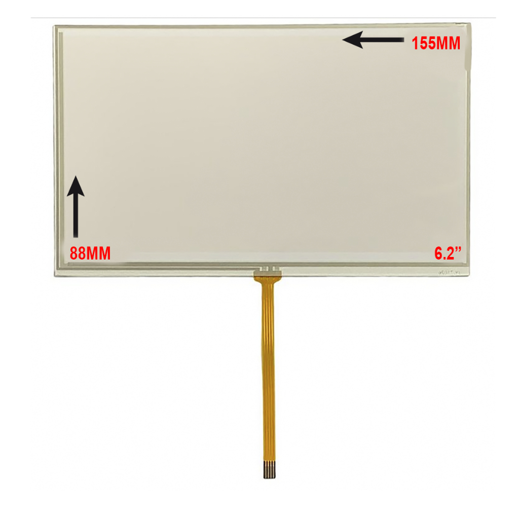 Tela Touch Screen Toque Tatil Vidro Multimidia Mp5 Multilaser 6.2 ...