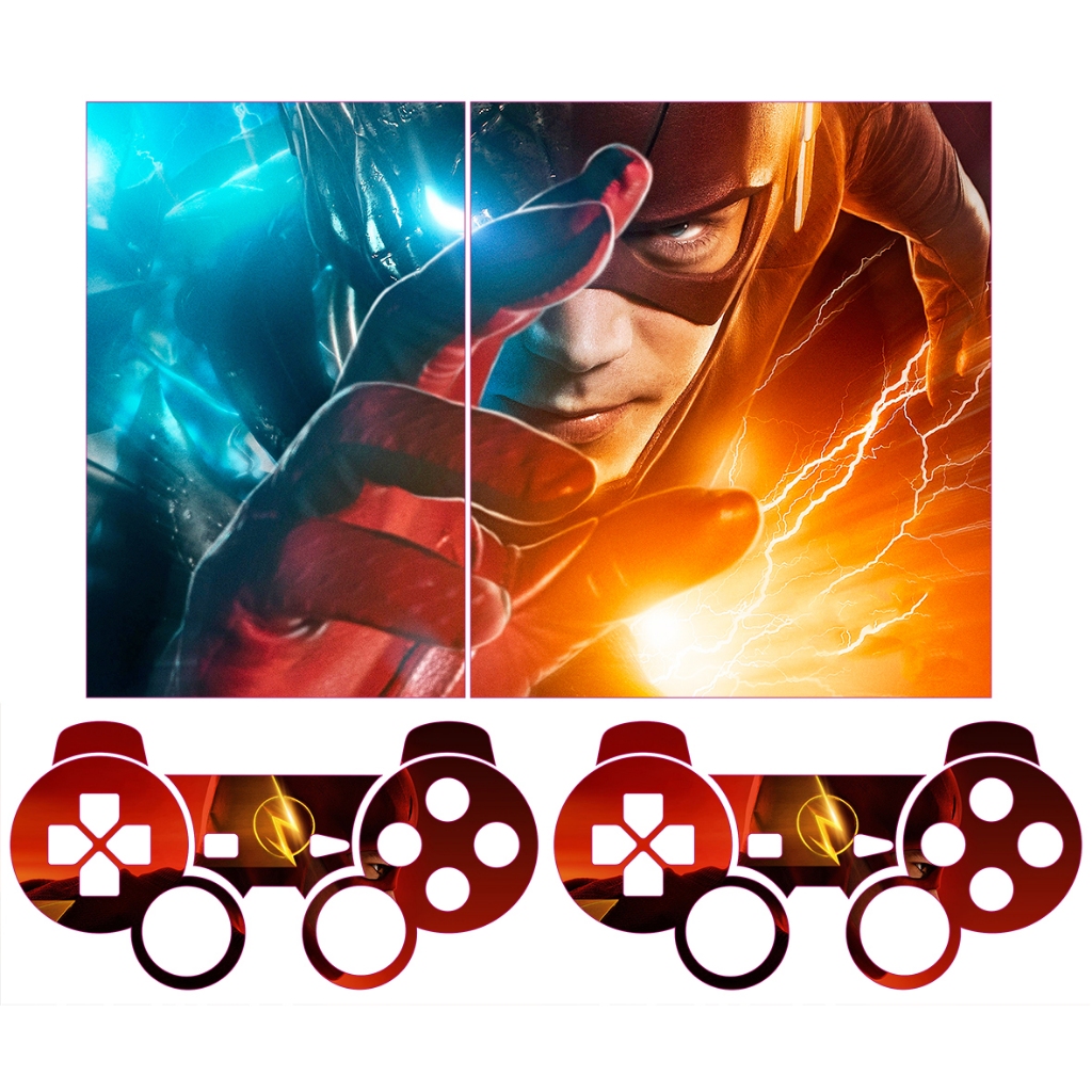 Skin Adesiva PS2 Slim - The Flash ( A Série ) | Shopee Brasil