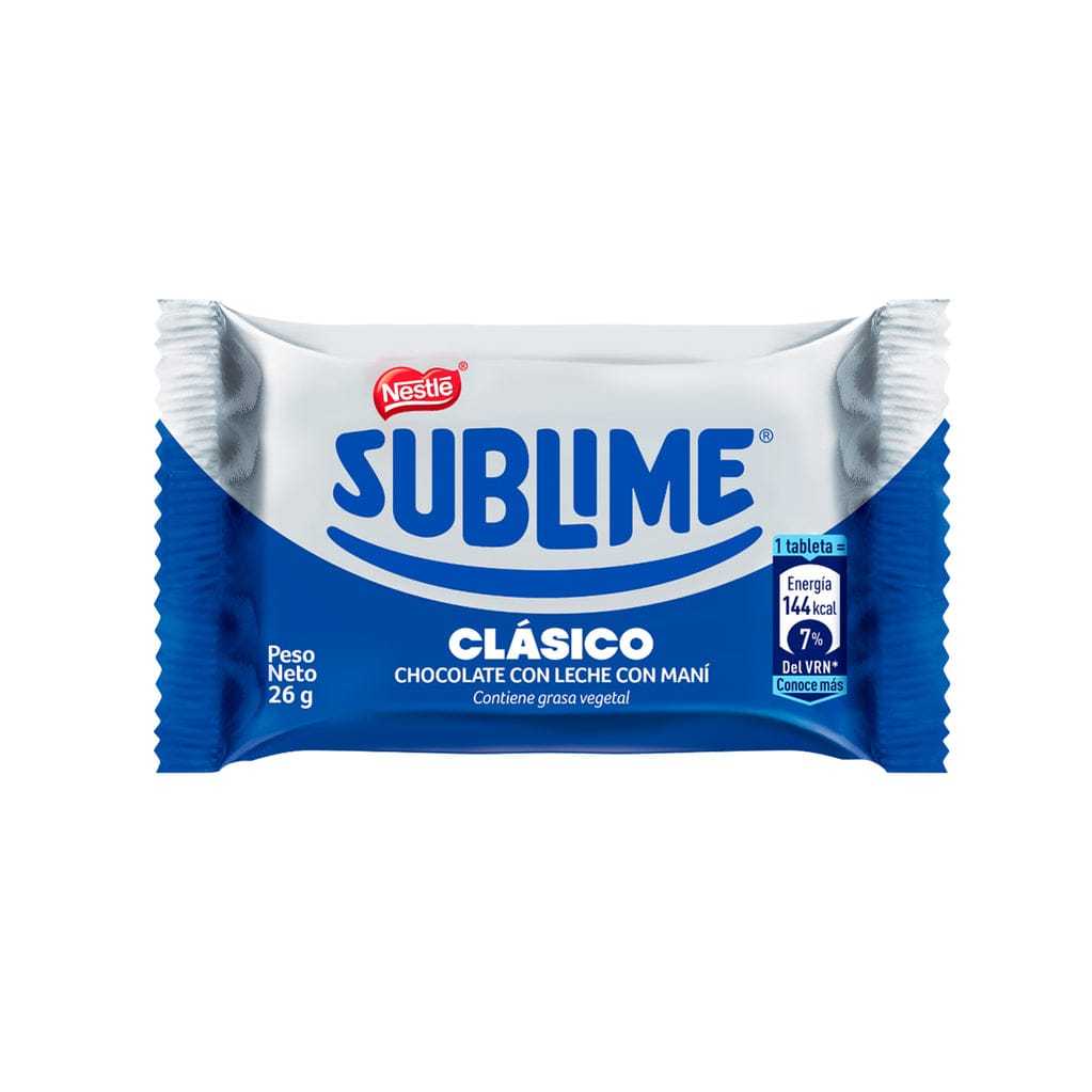 Sublime 5 unidades peso 35 gr producto peruano original | Shopee Brasil