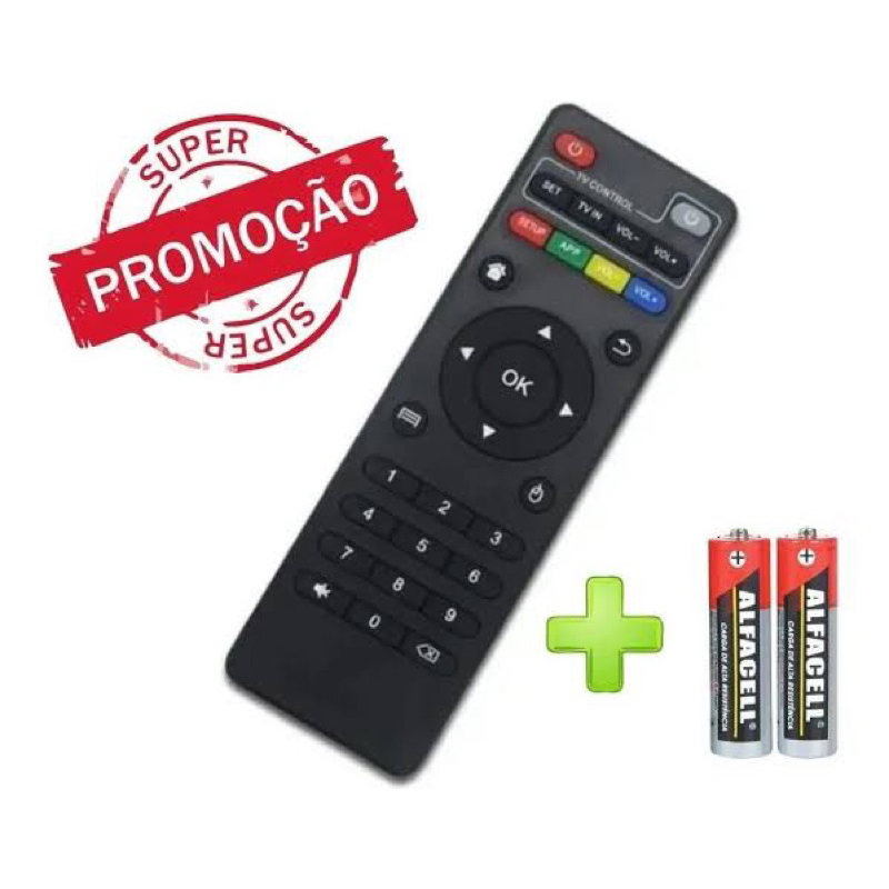Controle Remoto Universal Compatível Com Tv Box Qualquer Modelo Marca ...
