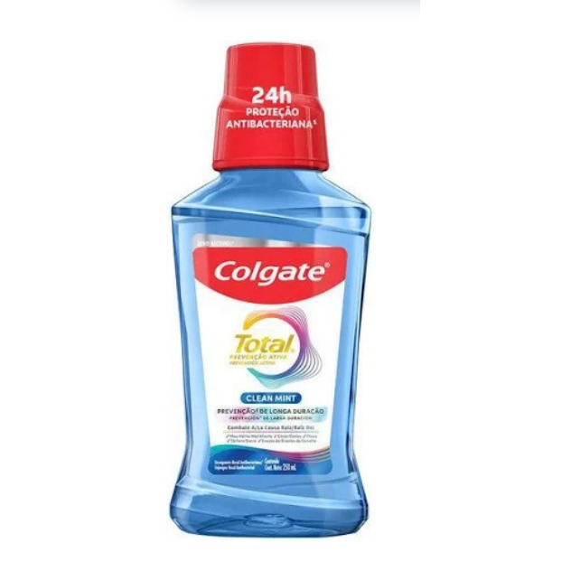 Enxaguante bucal Colgate Prevenção ativa Clean Mint 250ml | Shopee Brasil