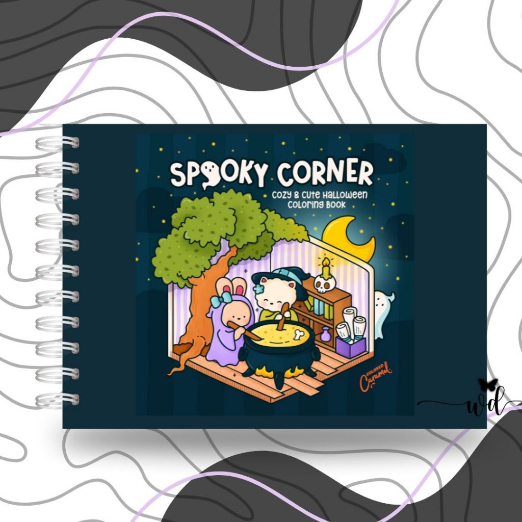 Livro de Colorir - Spooky Corner | Shopee Brasil