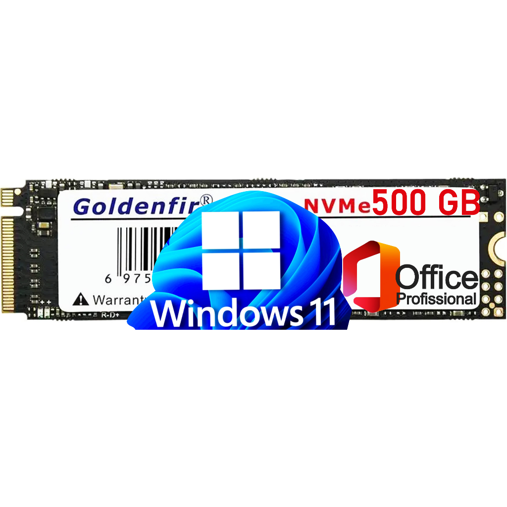 Ssd M.2 Nvme 500gb Com Windows 11 Instalado + Pacote Office | Shopee Brasil