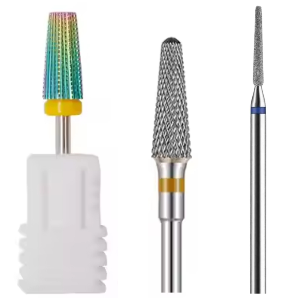 Kit de Brocas Profissional Para unha de Gel Broca de Remoção do Gel ...