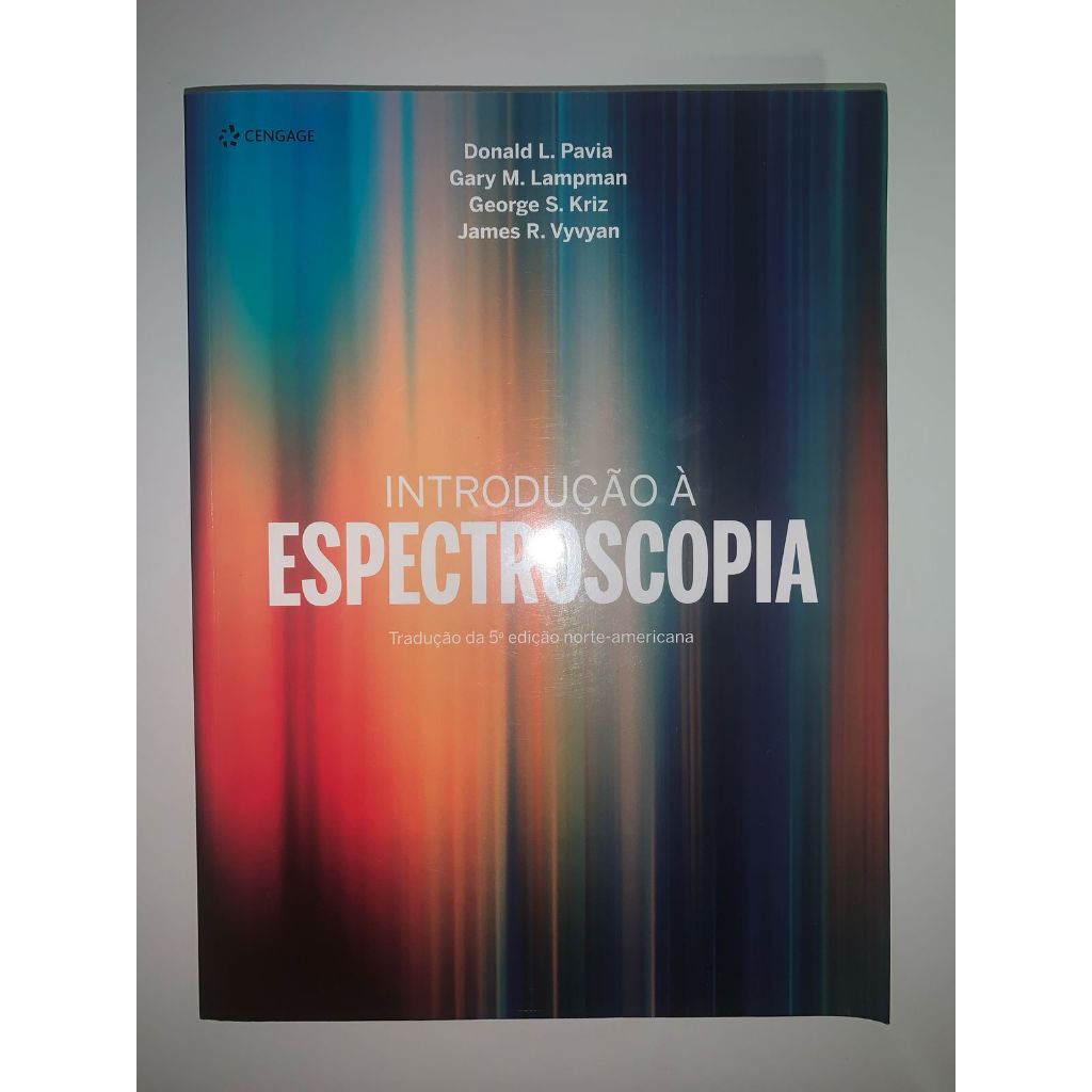 Introdução à Espectroscopia - Donald L. Pavia | Shopee Brasil