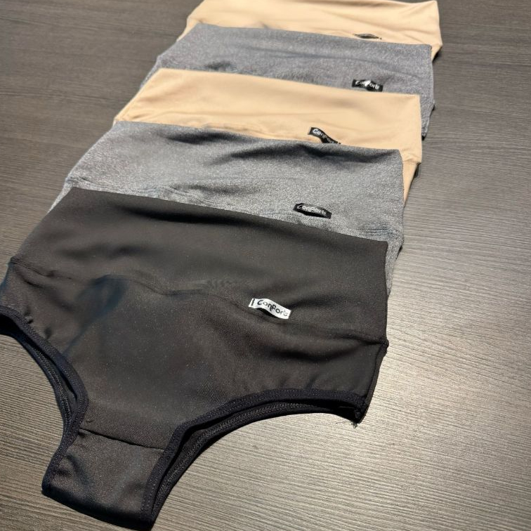 Kit 4 Cintas Calcinhas Modeladora Seca Barriga Afina Cintura Redutora ...