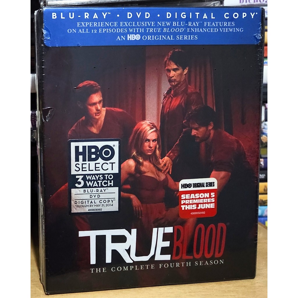Box Blu-ray True Blood A Quarta Temporada Completa (Original Lacrado ...