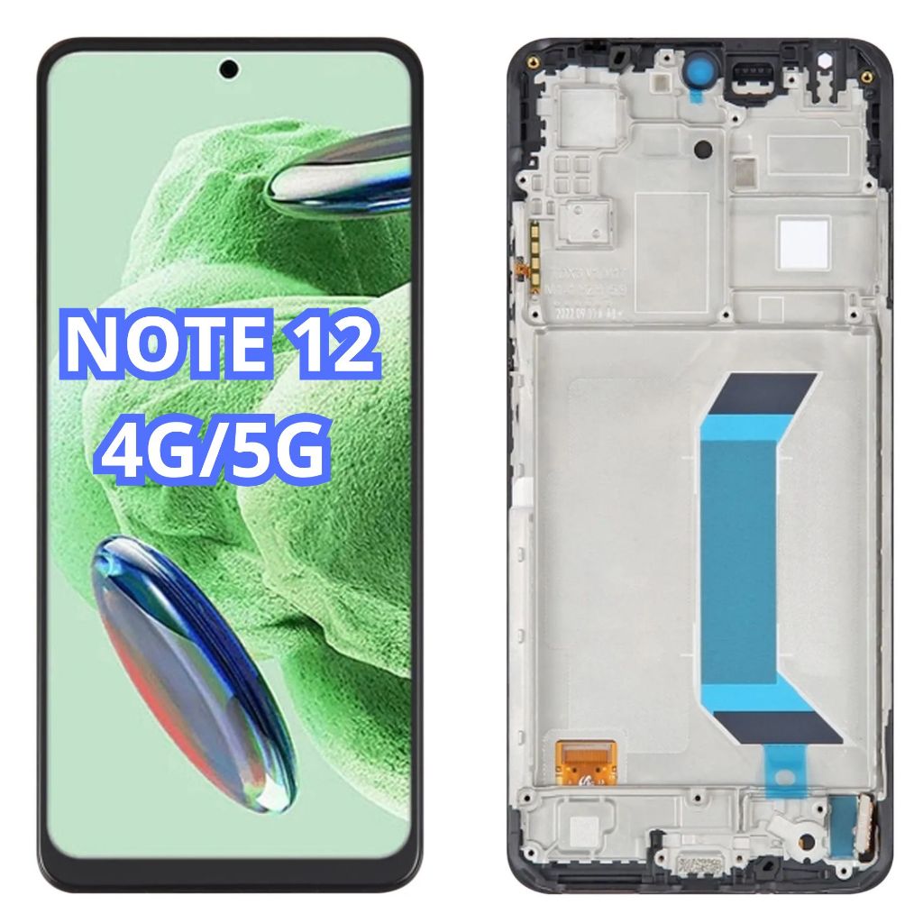 Tela Touch Display Lcd Redmi Note 12 4g / Note 12 5g / Poco X5 Sem Aro / Com Aro - A Pronta ...