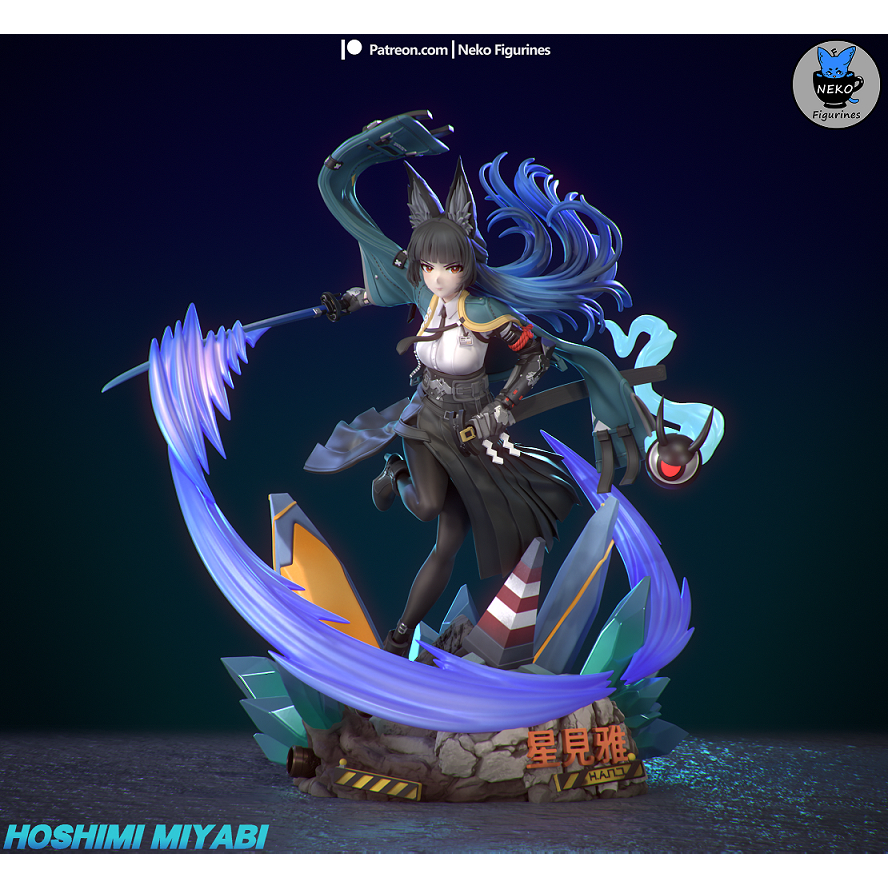 Hoshimi miyabi zenless zone zero action figure | Shopee Brasil