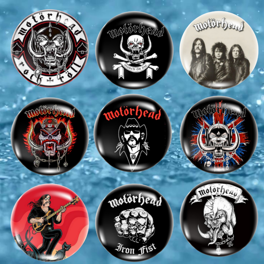 Botons Motorhead / Bottons / Pin / Botom (4,5cm) | Shopee Brasil