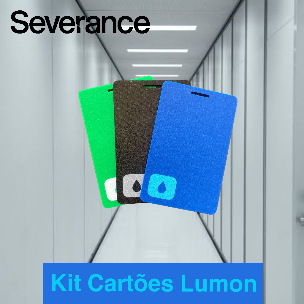 Kit 3 Crachás Série Ruptura/ Cartão Severance Apple TV+ (Versão réplica ...