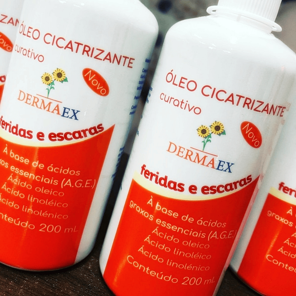 Kit 2 Unid Dermaex Óleo Age Cicatrizante De Feridas E Escaras - 200ml ...