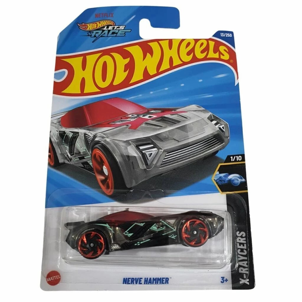 Hot Wheels NERVE HAMMER - X-RAYCERS - HYW69 | Shopee Brasil