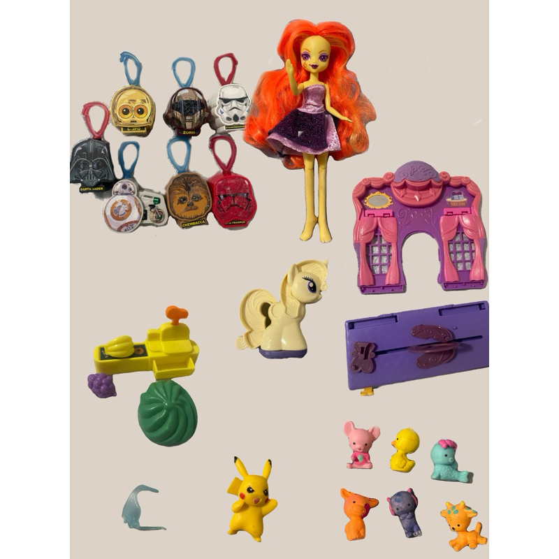 lote brinquedos e bonecas my little pony e variados (brechó/bazar) | Shopee Brasil