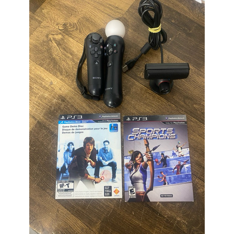 kit Move Ps3 1 Move + Navigation + 1 Câmera + 2 Jogos | Shopee Brasil