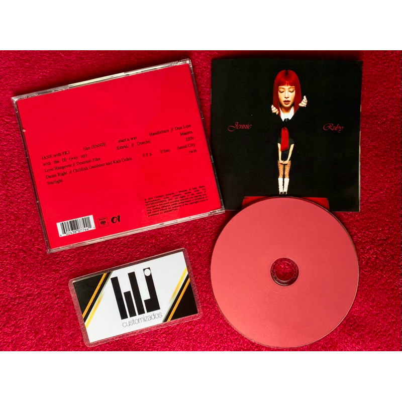 JENNIE / RUBY (CD FAN MADE) | Shopee Brasil