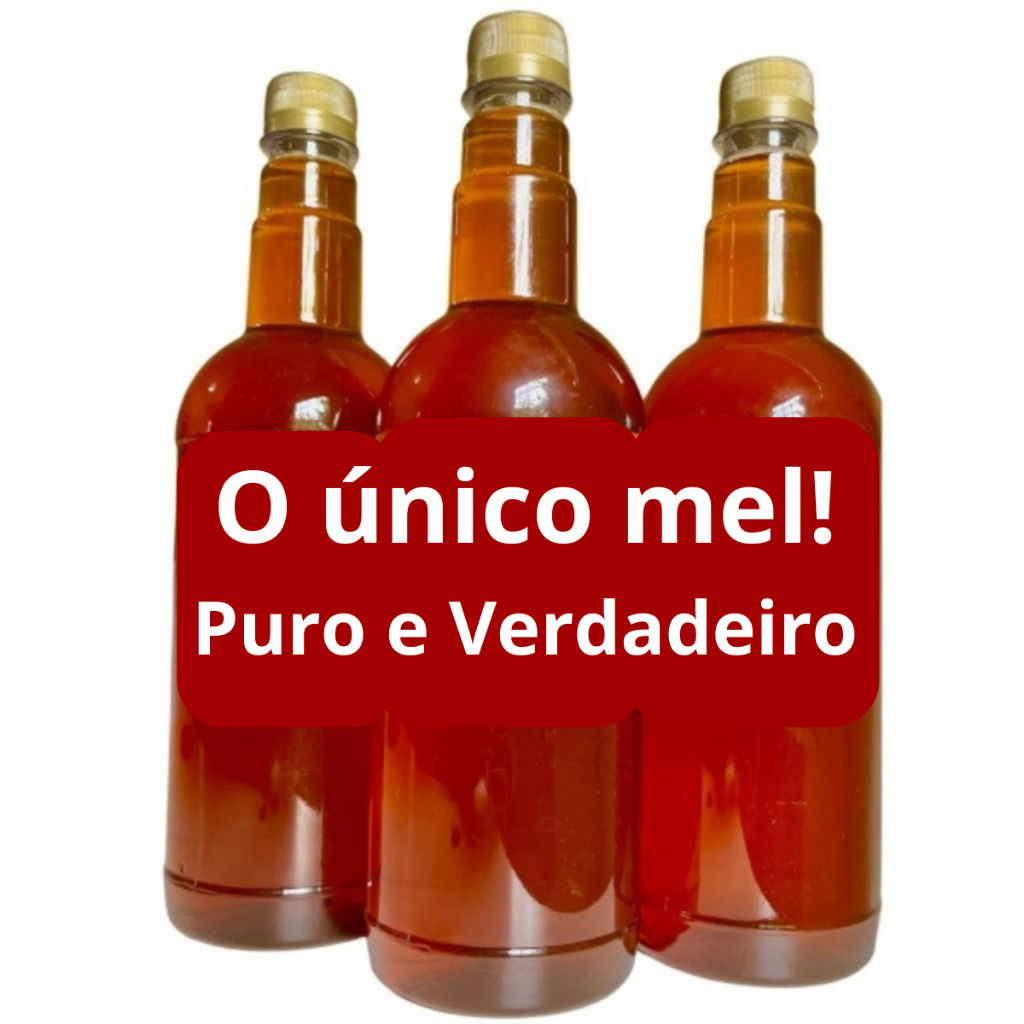 Mel de Abelha Puro e Verdadeiro direto do Sítio Florada Laranjeira 1300g 1 Litro | Shopee Brasil