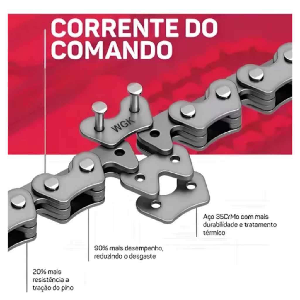 Corrente De Comando Fazer Lander Crf Tenere 250 Wgk-10117011 | Shopee ...