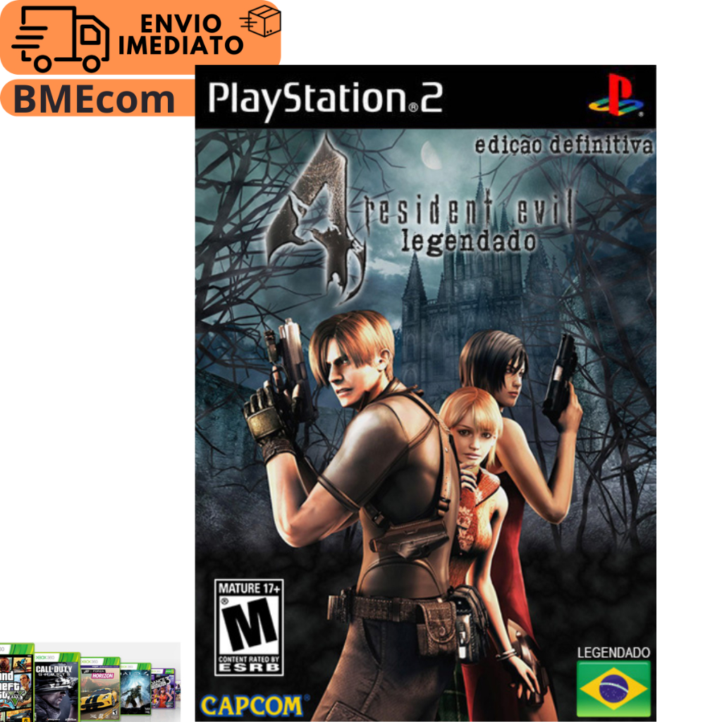 Resident Evil 4 Dublado PTBR PS2 | Shopee Brasil