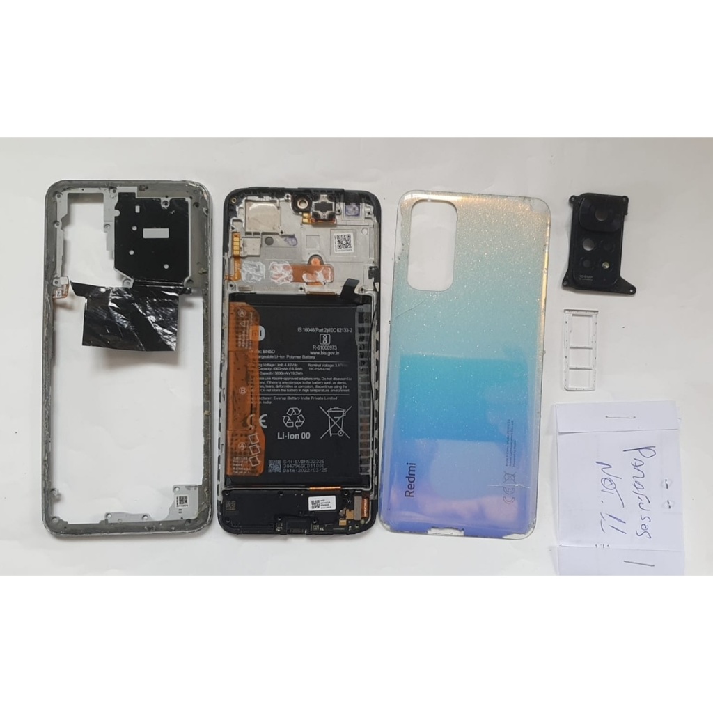 Carcaça com Componentes Xiaomi Redmi Note 11 - 2201117tg | Shopee Brasil