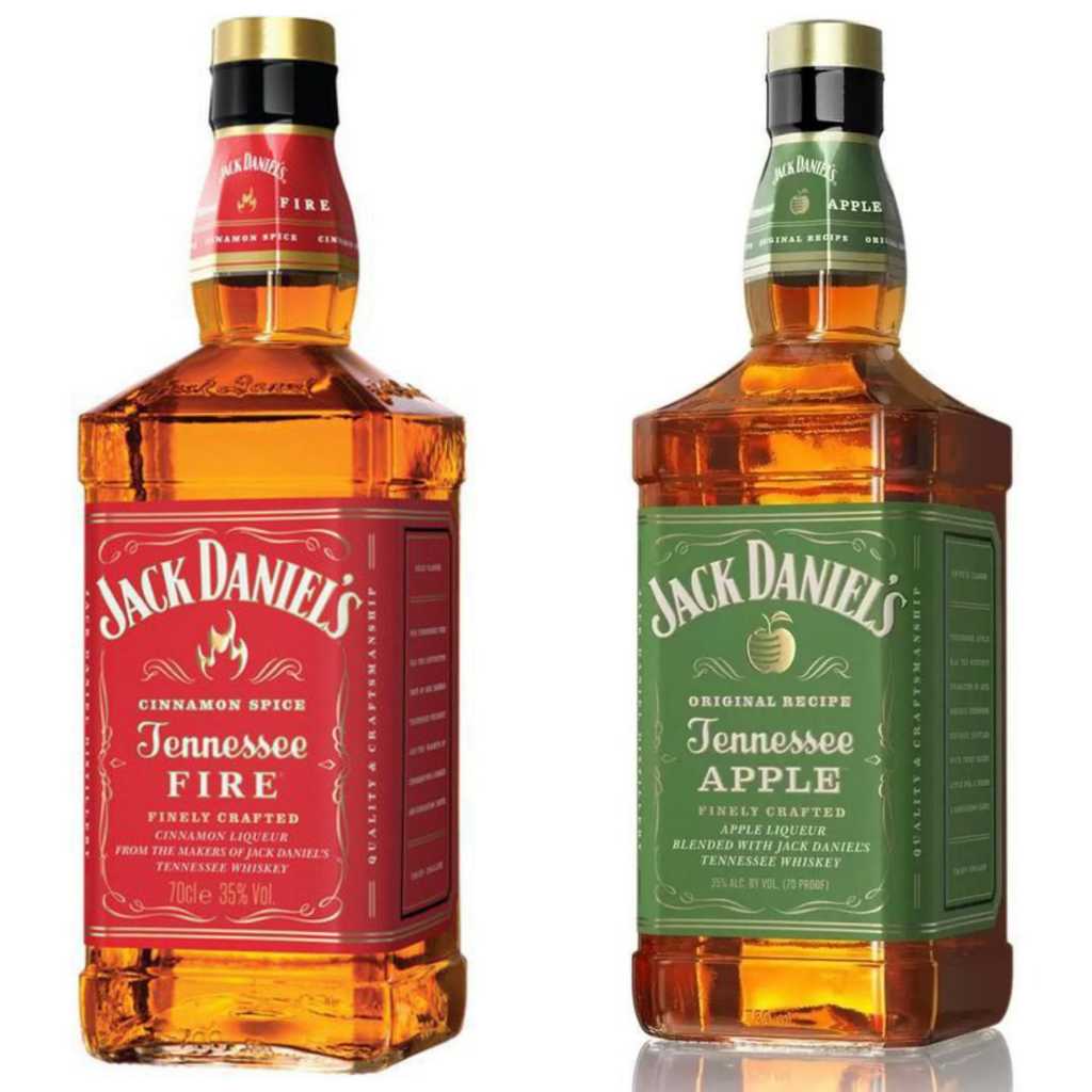 Kit de Duas Jack Daniels (Maçã e Canela) - 1L | Shopee Brasil