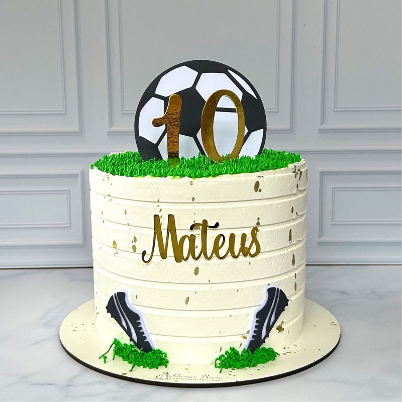 Topper de Bolo Futebol - Topo de Bolo Personalizado Futebol - Festa ...