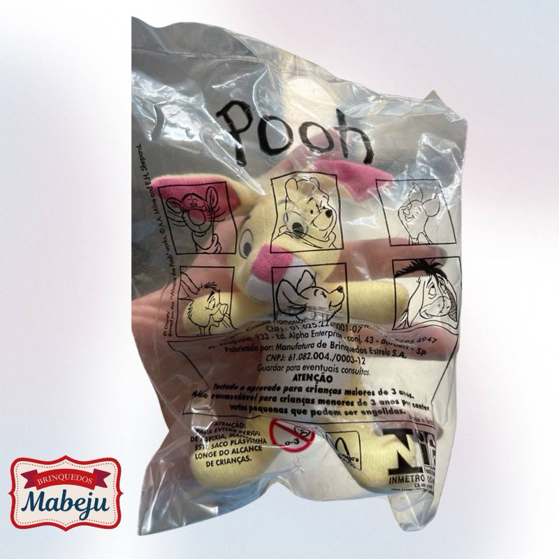 pelúcia pequena Abel Ursinho Pooh McDonald’s | Shopee Brasil