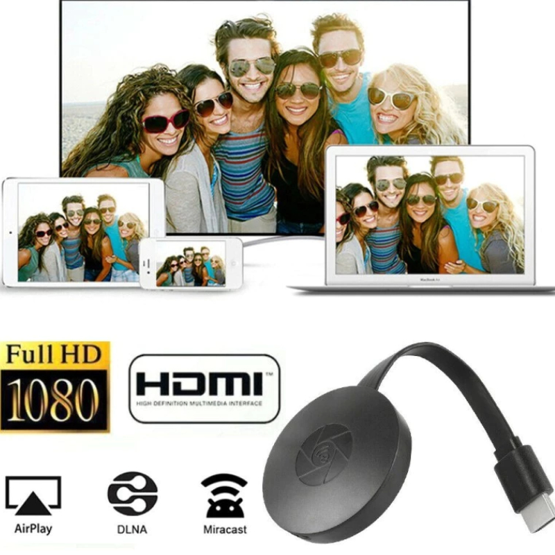 Chromecast G2 4K Ultra HD Transmissão De TV Streaming Google Miracast ...