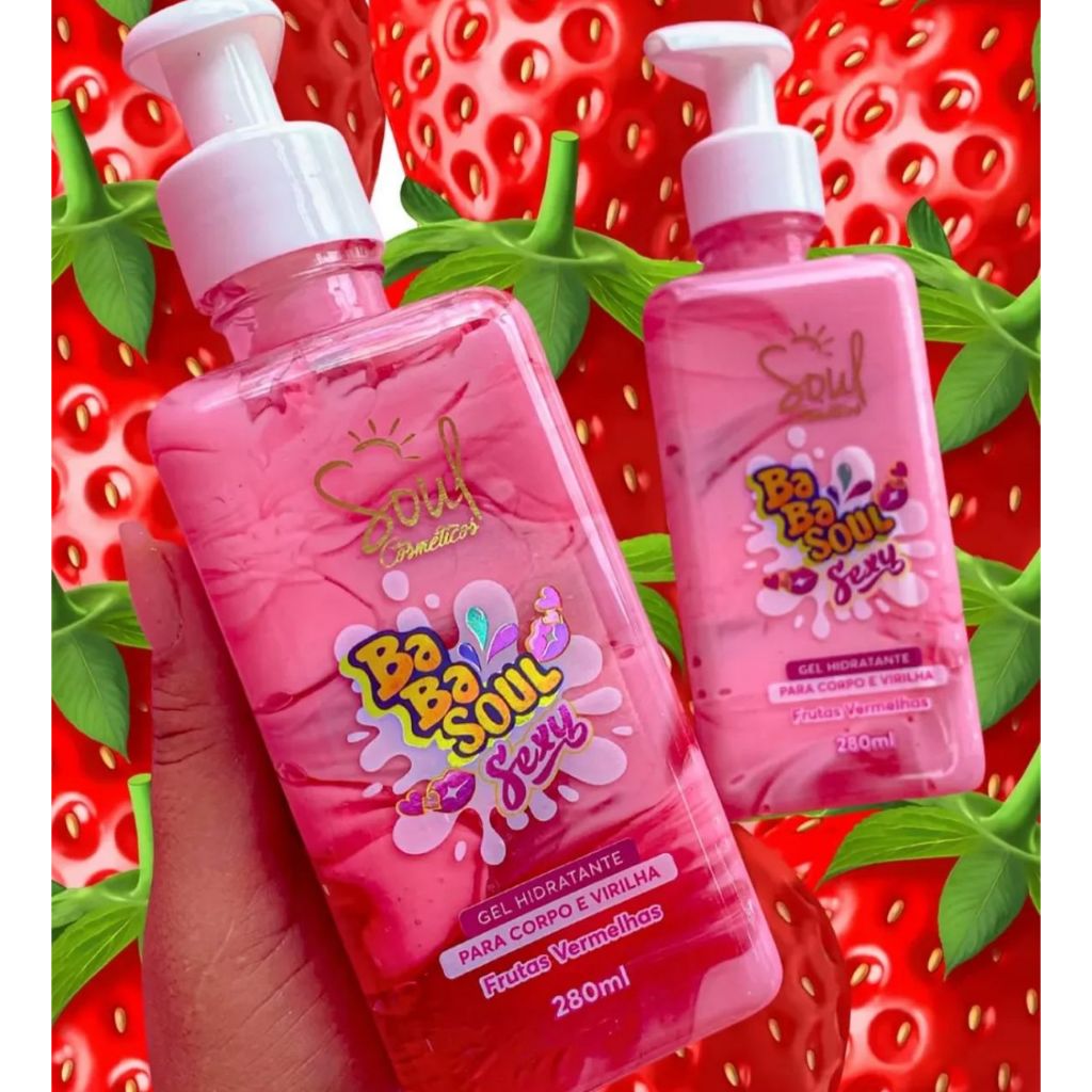 Gel Hidratante Corporal e Virilha Beijável 280ml Soul Cosméticos Linha ...