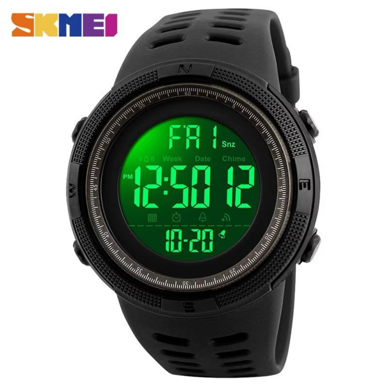 SKMEI Rélogio 1251 Original Esportivo Resistente a Água Masculino com LED Digital Multifuncional ...