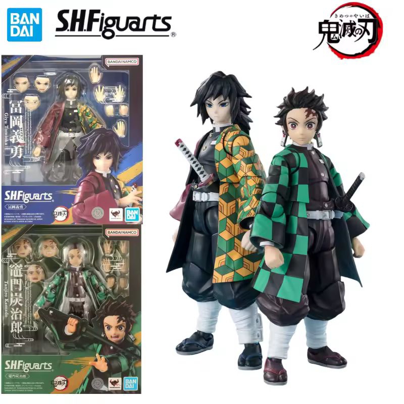 Bandai Sh Figuarts Tanjiro Kamado Giyuu Tomioka Original Boneco ...