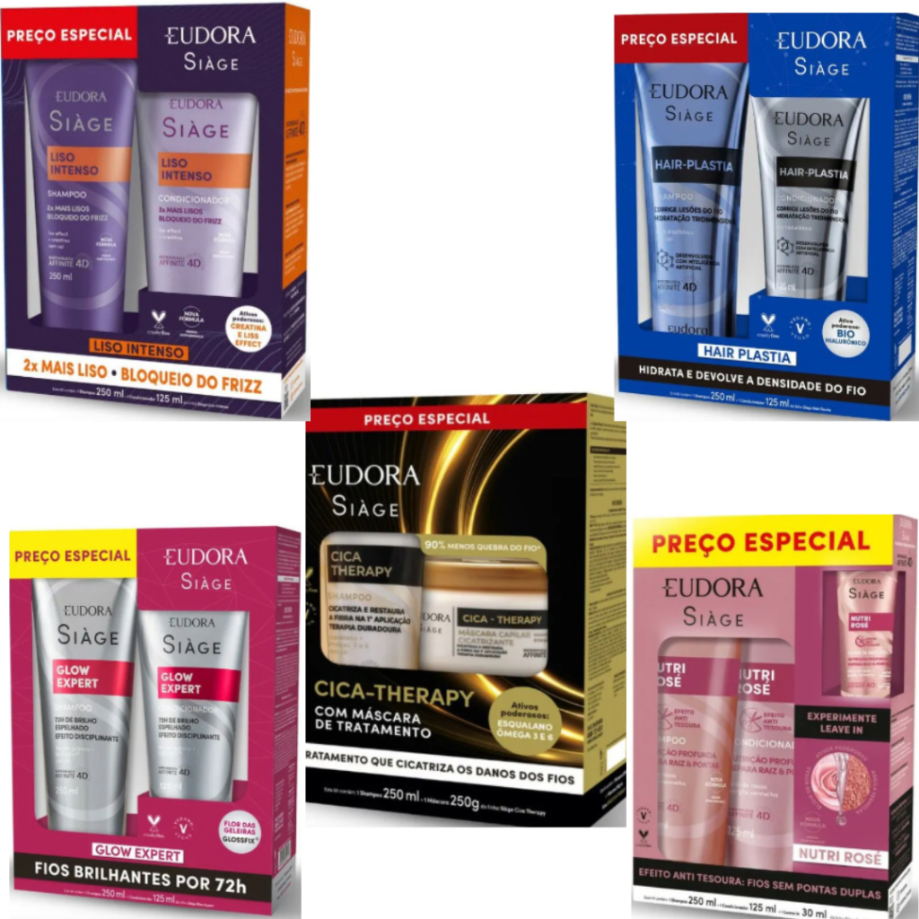 kits Eudora Siage escolha o seu! | Shopee Brasil