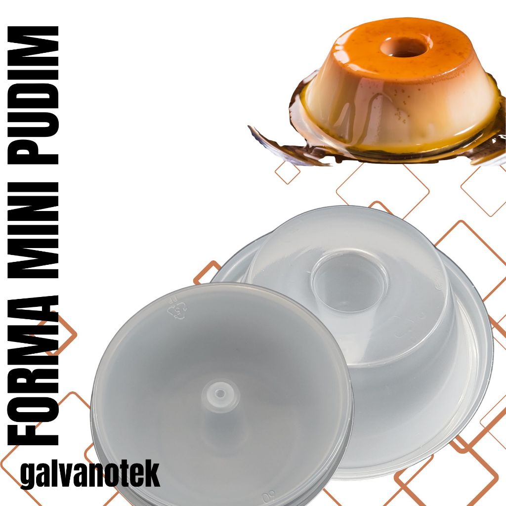 EMBALAGEM MINI PUDIM G367 100 UNIDADES 150ML GALVANOTEK COM TAMPA ...